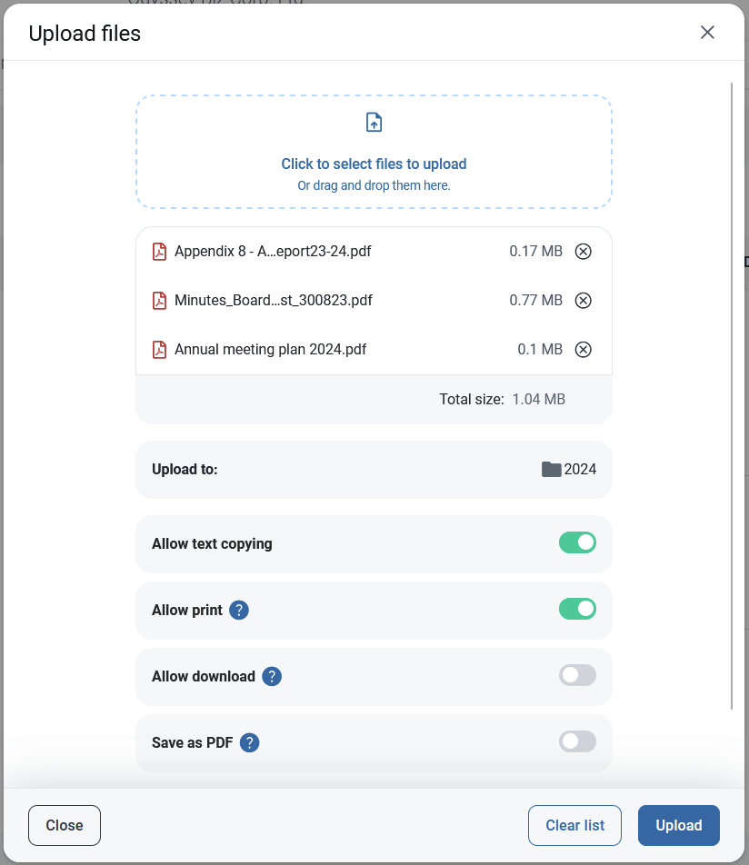 Upload and share documents – Admincontrol Help Centre Upload and share documents – Admincontrol Help Centre