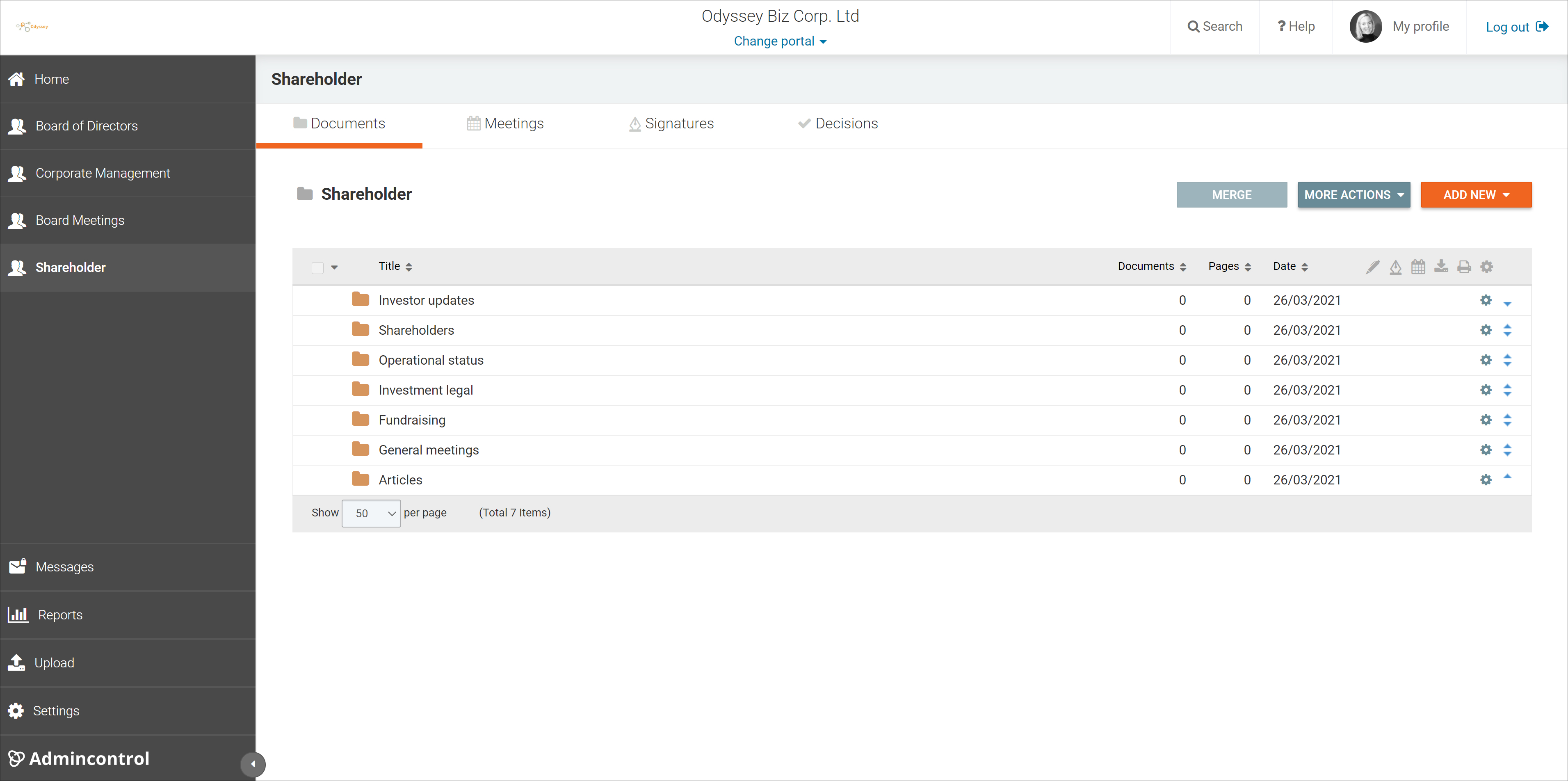 Building a folder structure – Admincontrol Help Centre
