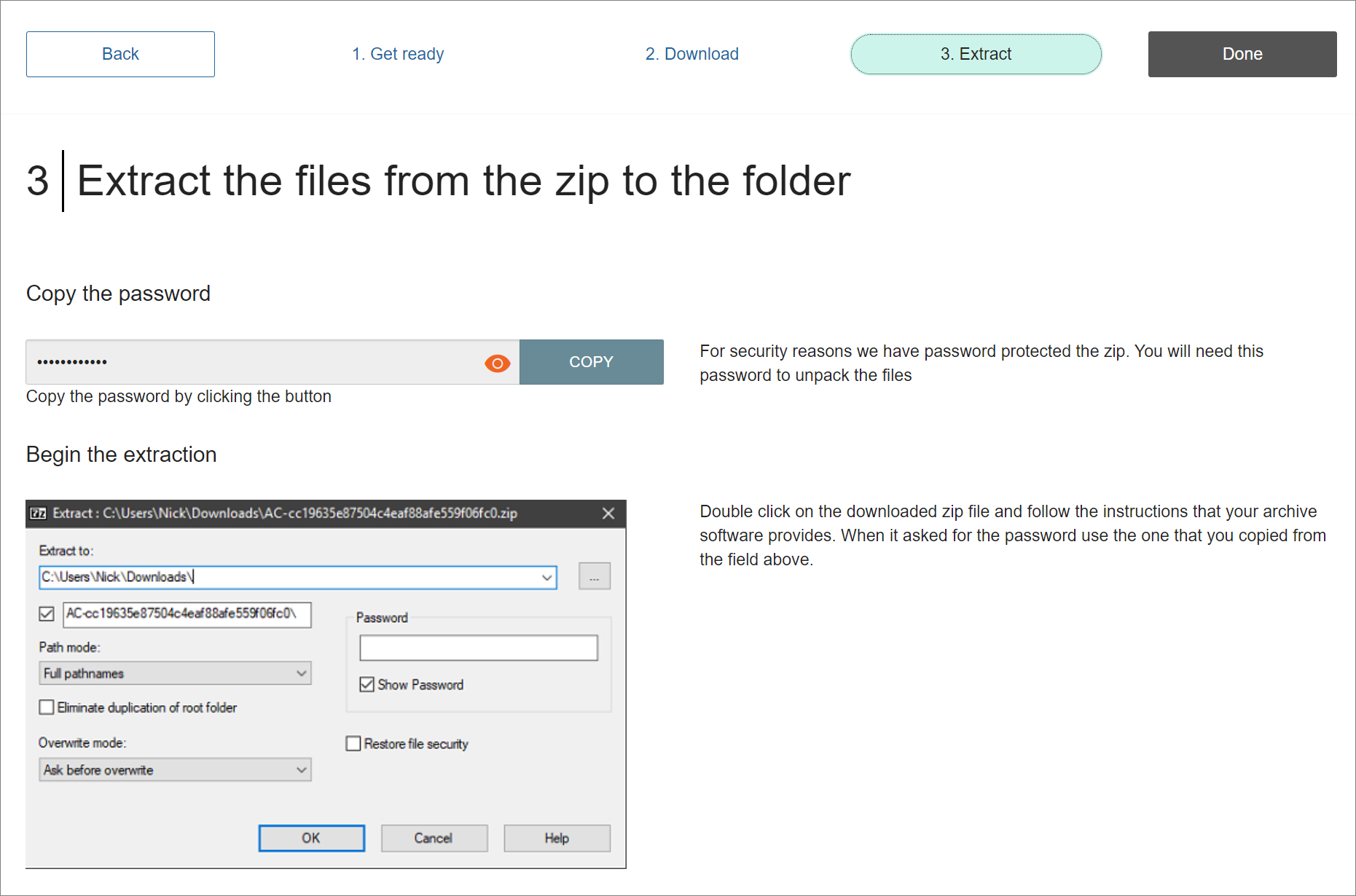 Downloading documents – Admincontrol Help Centre
