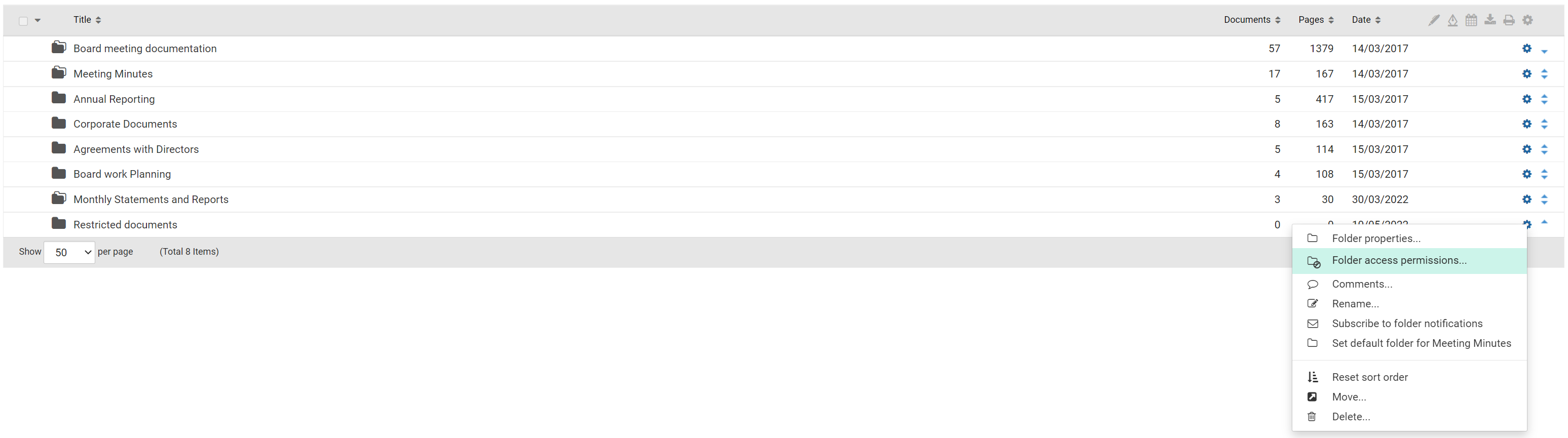 Folder access permissions – Admincontrol Help Centre